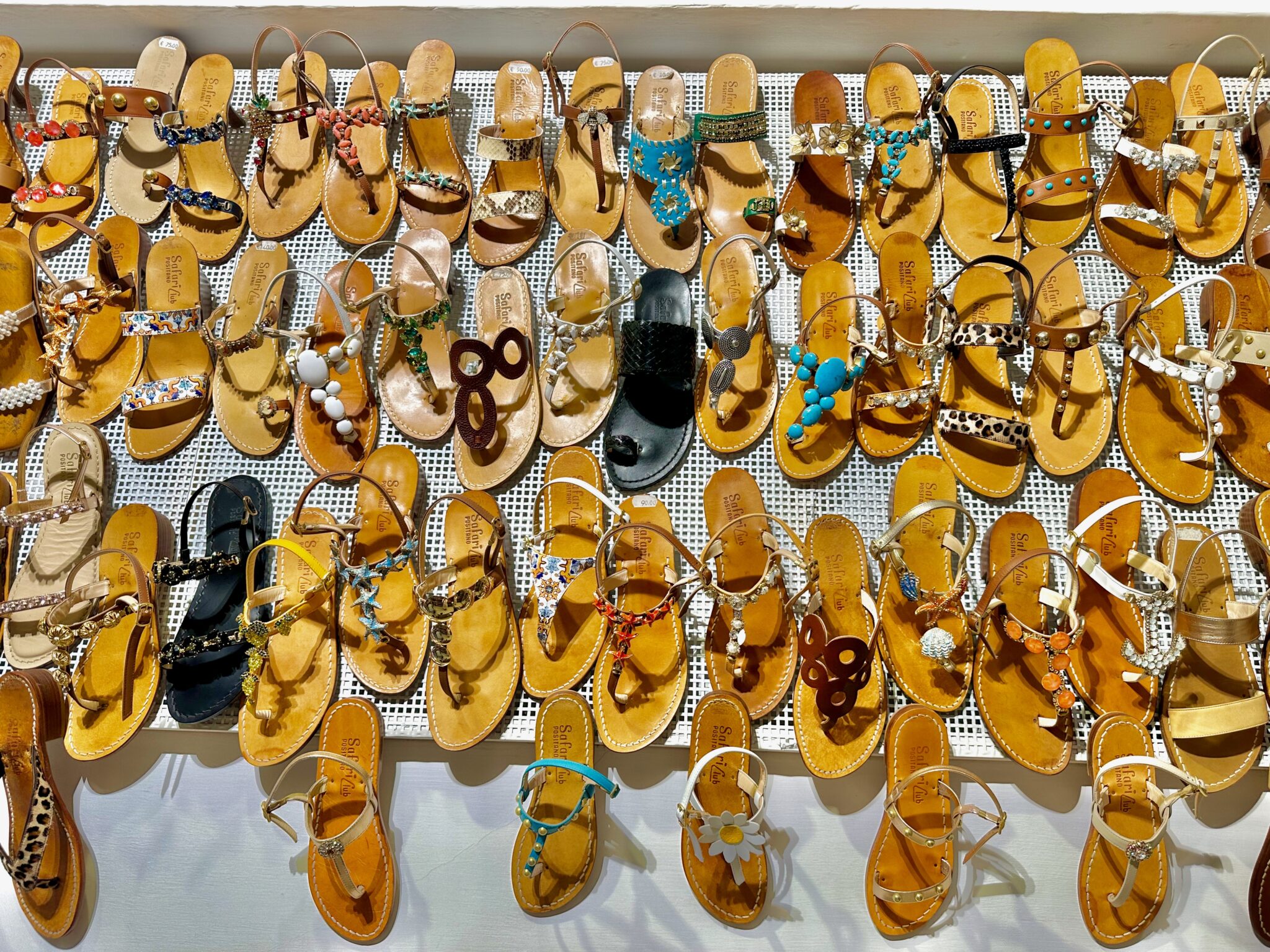 Handmade Sandals in Positano, Italy - Staying Blonde